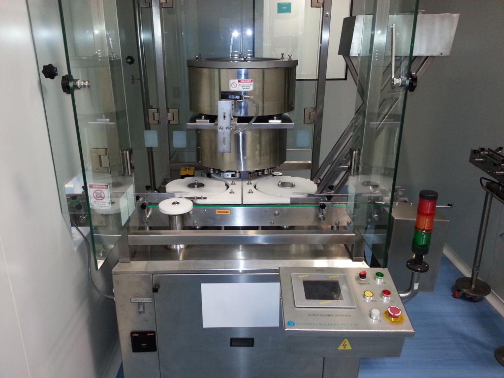 SNOWBELL Crimping machine for vials 10 ml 14400 per hour - MACHIZON